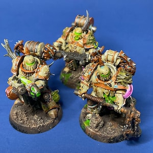 7 Professionally Painted Plauge Marines - Etsy