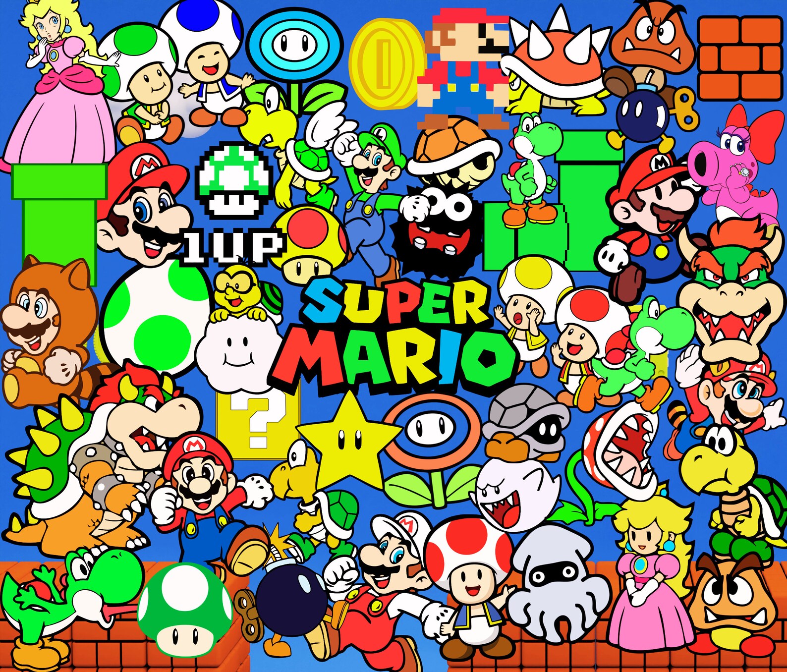 Mario Png, Mario Tumbler Wrap, Super Mario PNG, Mario Svg, Super Mario ...