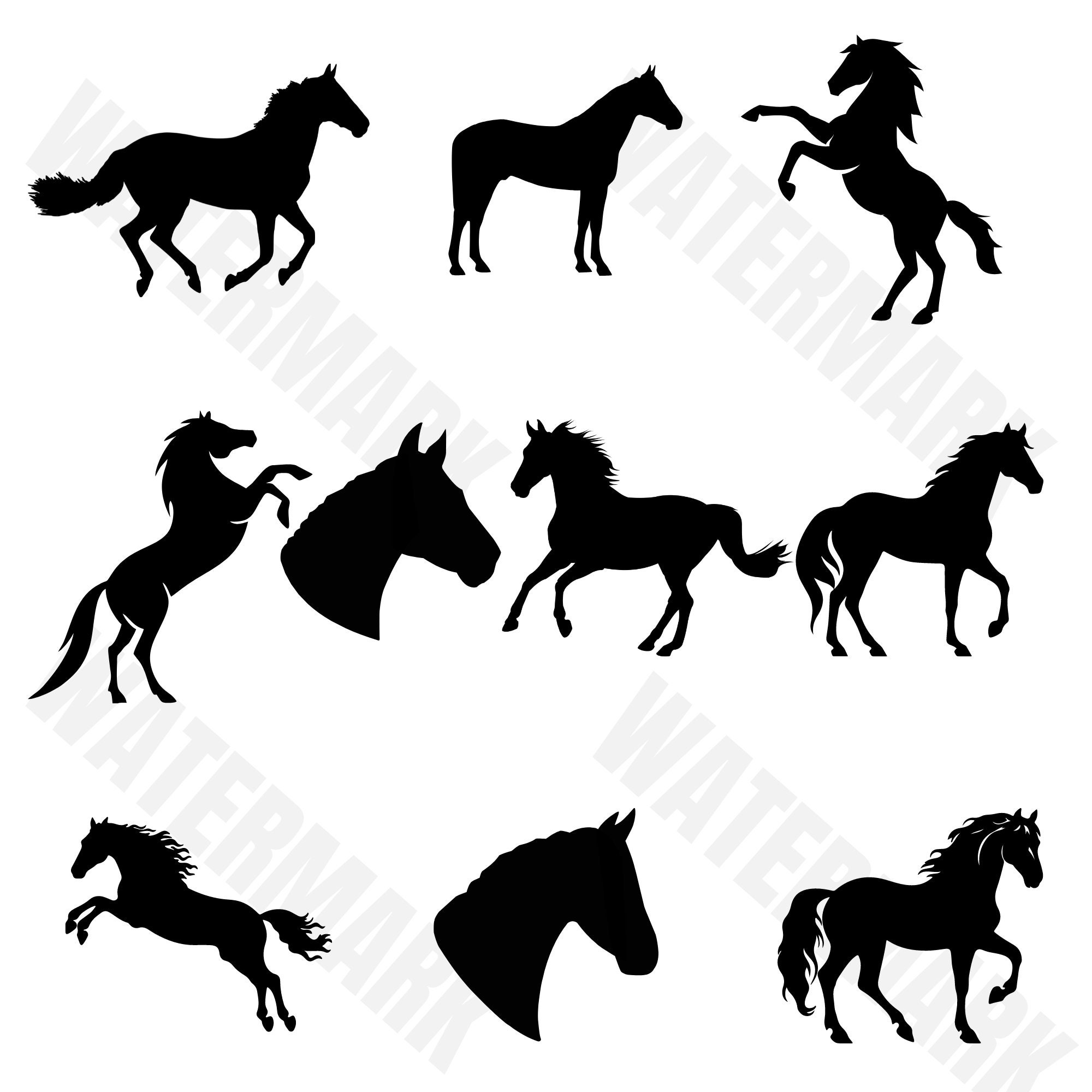 Farm Clipart Chicken Clipart Horse Clipart Cow Clipart Pig - Etsy