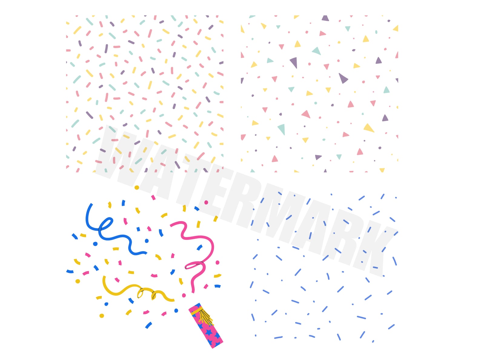 Confetti SVG, Confetti Clipart, Confetti PNG, Glitter Clipart, Glitter ...