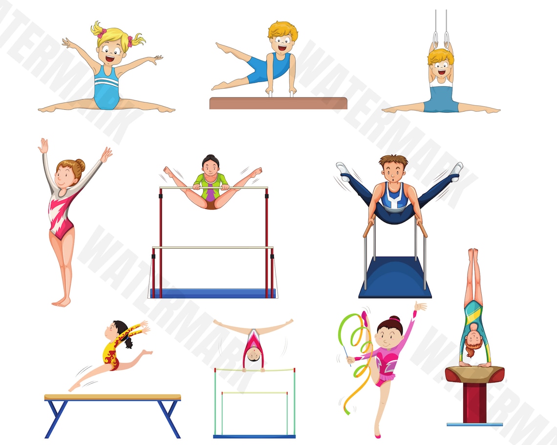 Gymnastics Clipart, Gymnastics Png, Gymnastics Svg, Gymnast Silhouette ...