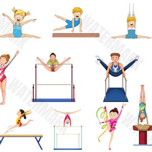 Gymnastics Clipart, Gymnastics Png, Gymnastics Svg, Gymnast Silhouette ...