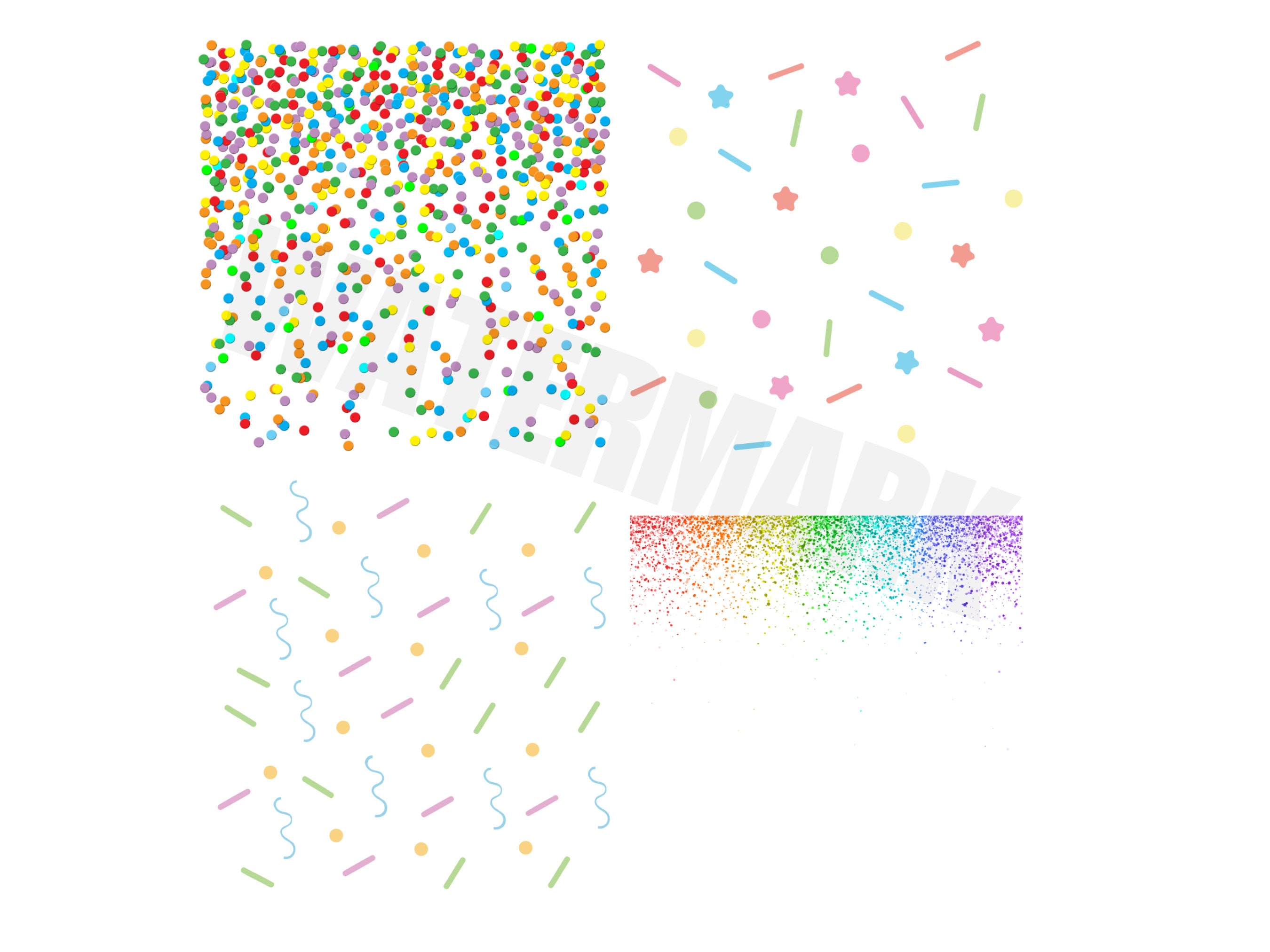 Confetti SVG, Confetti Clipart, Confetti PNG, Glitter Clipart, Glitter ...