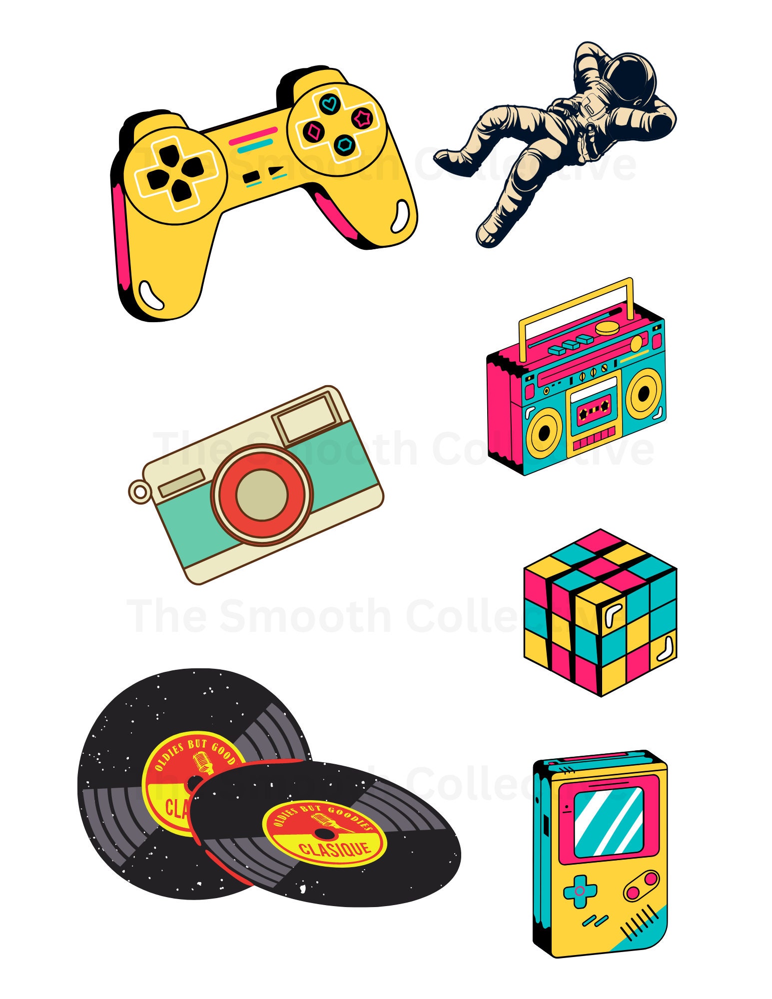 Retro Revival: Groovy Flowers Sunbursts and Good Vibes SVG - Etsy