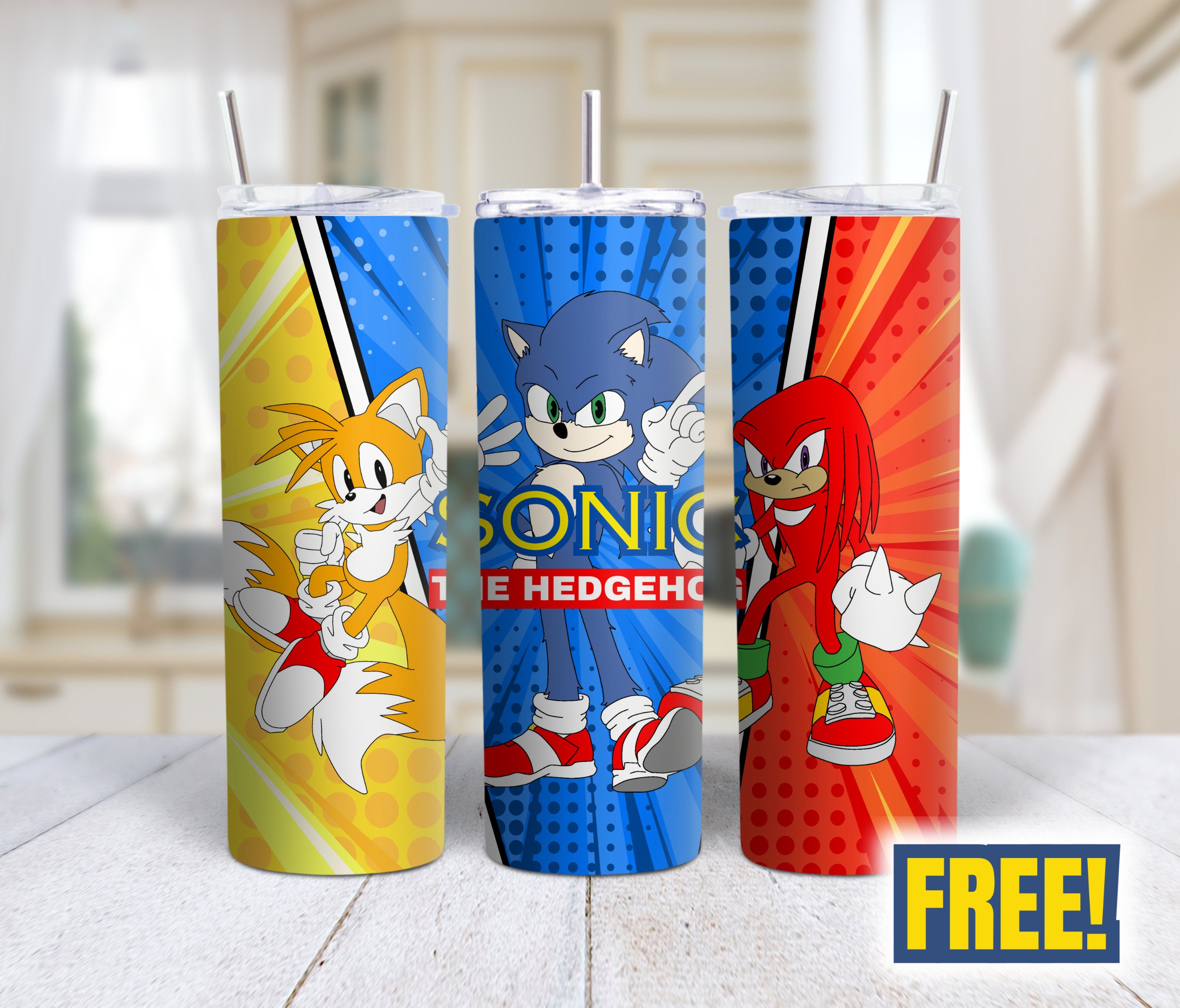 Sonic Tumbler Wrap, Sonic Tumbler Png, Sonic PNG, Sonic Sublimation ...