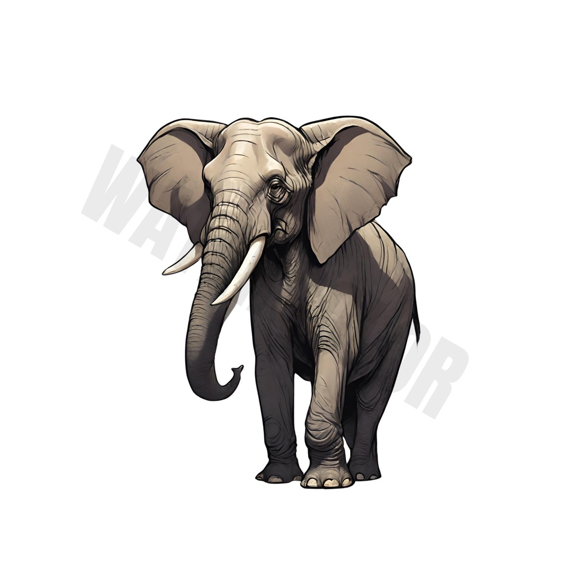 Elephant Clipart Elephant Png Elephant Svg Elephant - Etsy