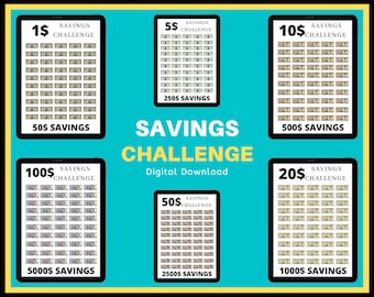 52 Weeks Savings Challenge Printable/goodnotes Compatible PDF Budget ...