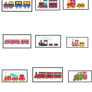 Children's Behavior Chart, Reward Chart, Instant Download, Train Reward ...
