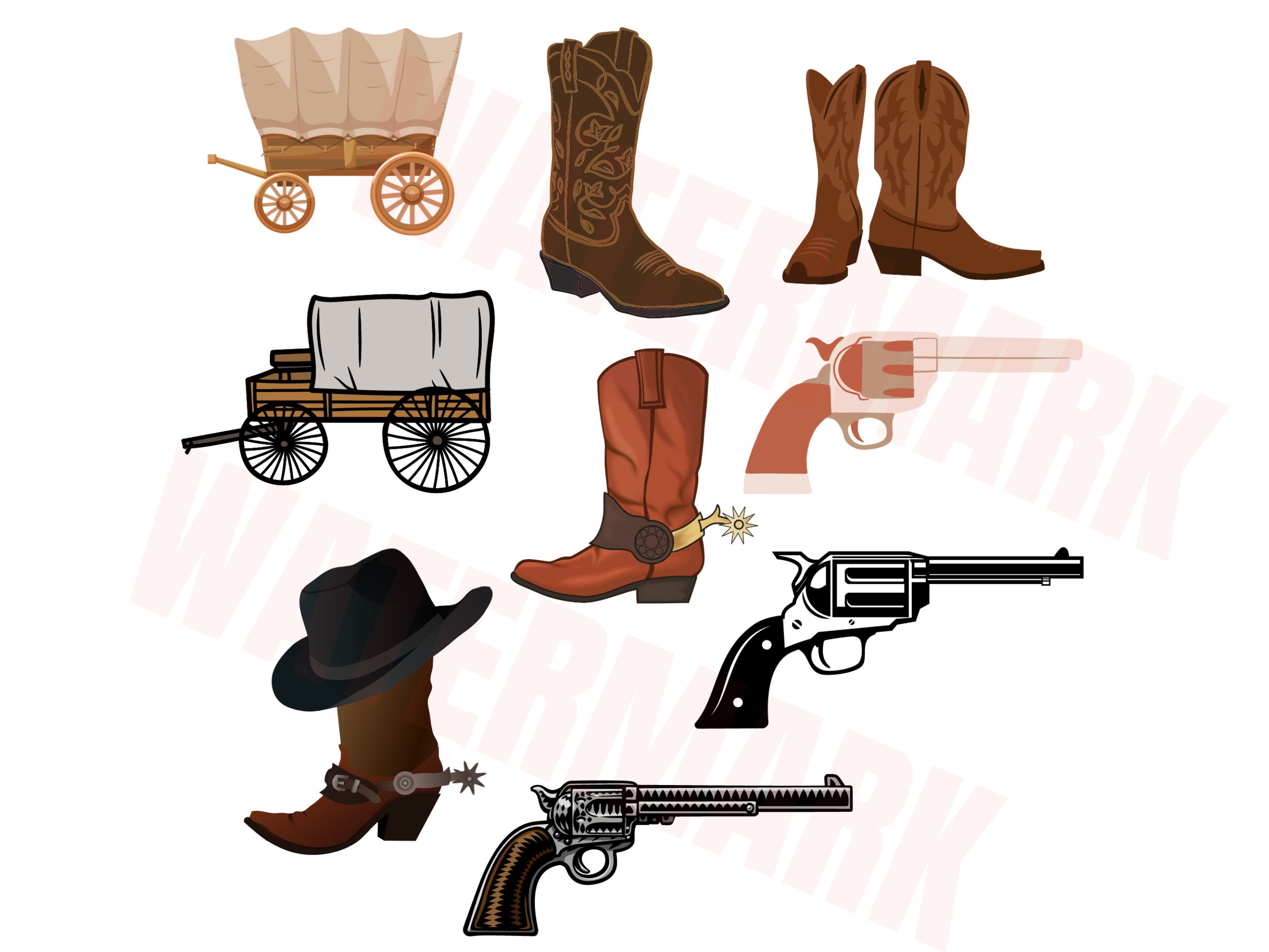 Silueta de vaquero paquete COWBOY SVG insignia de sheriff - Etsy México