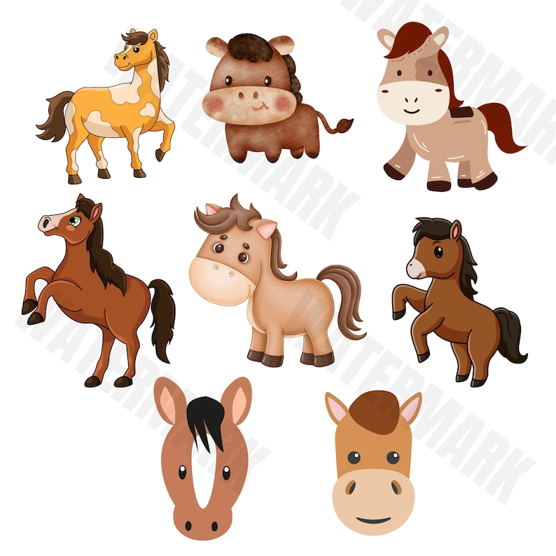 Farm Clipart, Chicken Clipart, Horse Clipart, Cow Clipart, Pig Clipart ...