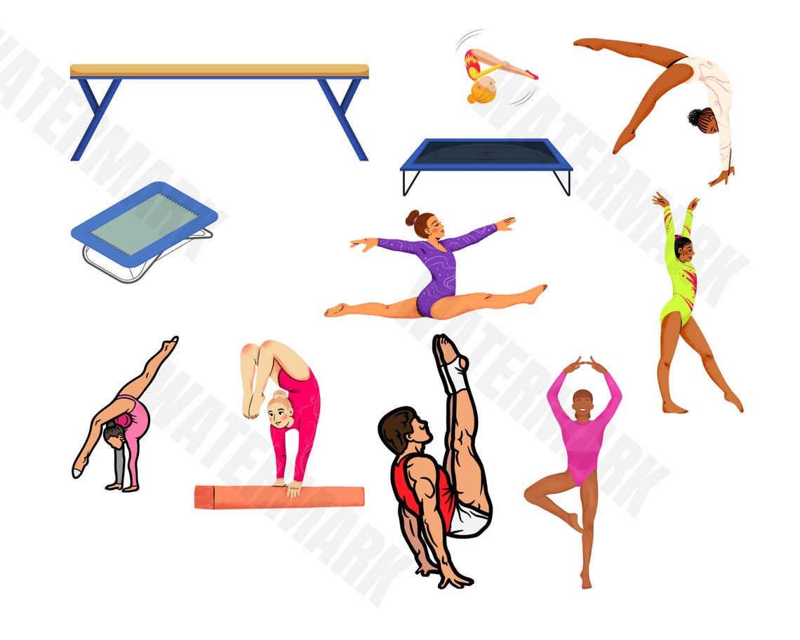 Gymnastics Clipart, Gymnastics Png, Gymnastics Svg, Gymnast Silhouette ...