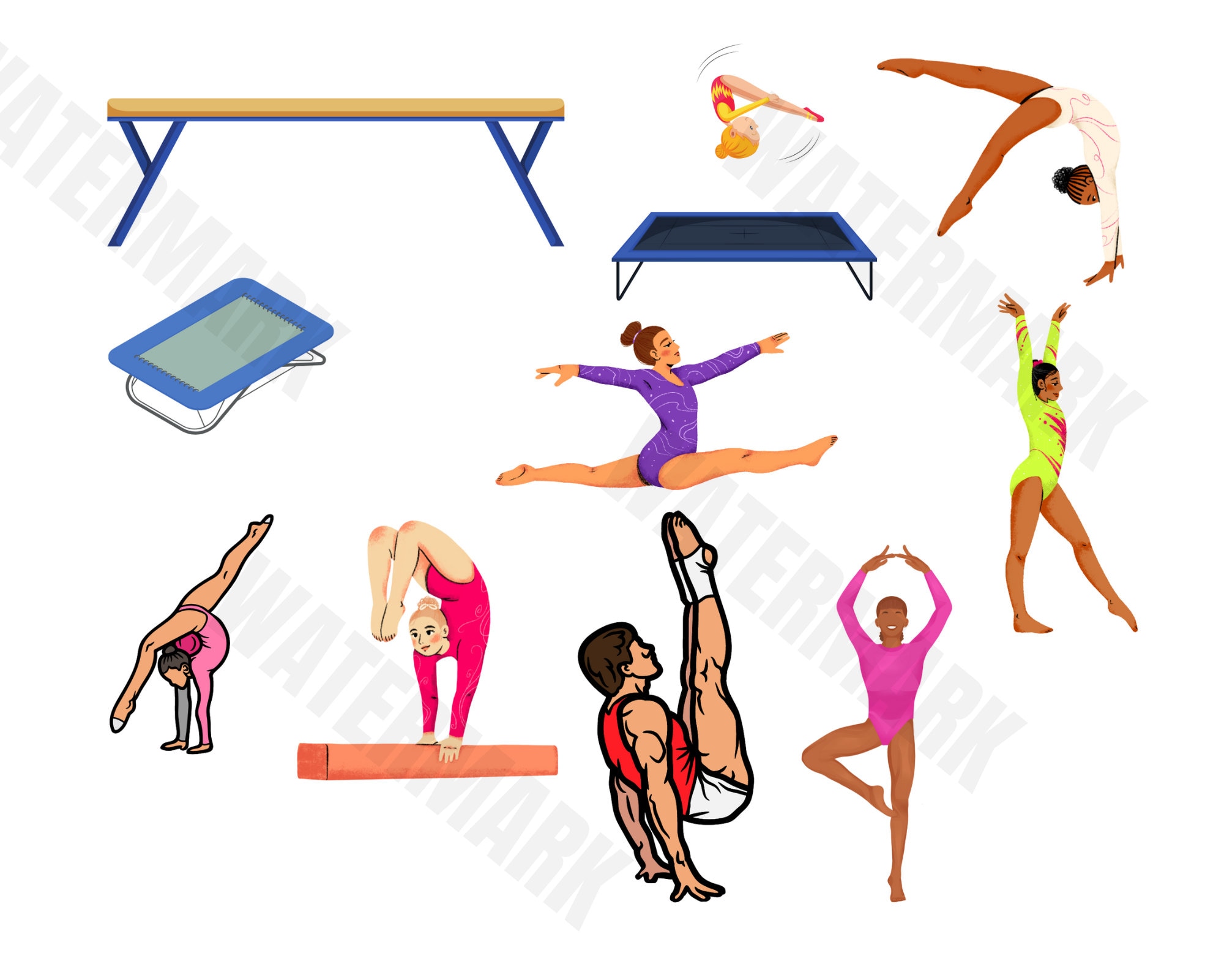 Gymnastics Clipart, Gymnastics Png, Gymnastics Svg, Gymnast Silhouette ...