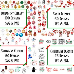 Big Bundle ,christmas Clipart, Elf Clipart, Gingerbread Clipart ...