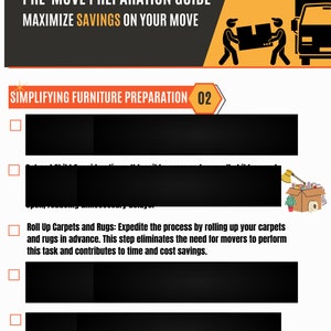 Pre Moving Day Checklist, Pre Moving to Do List, Moving to Do List ...