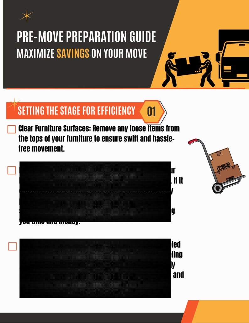 Pre Moving Day Checklist, Pre Moving to Do List, Moving to Do List, Moving Organization, Pre ...