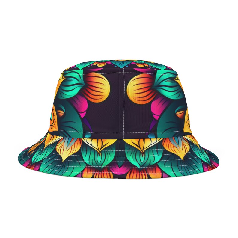Psychedelic Trippy Bucket Hat Psychedelic Bucket Hat AOP - Etsy