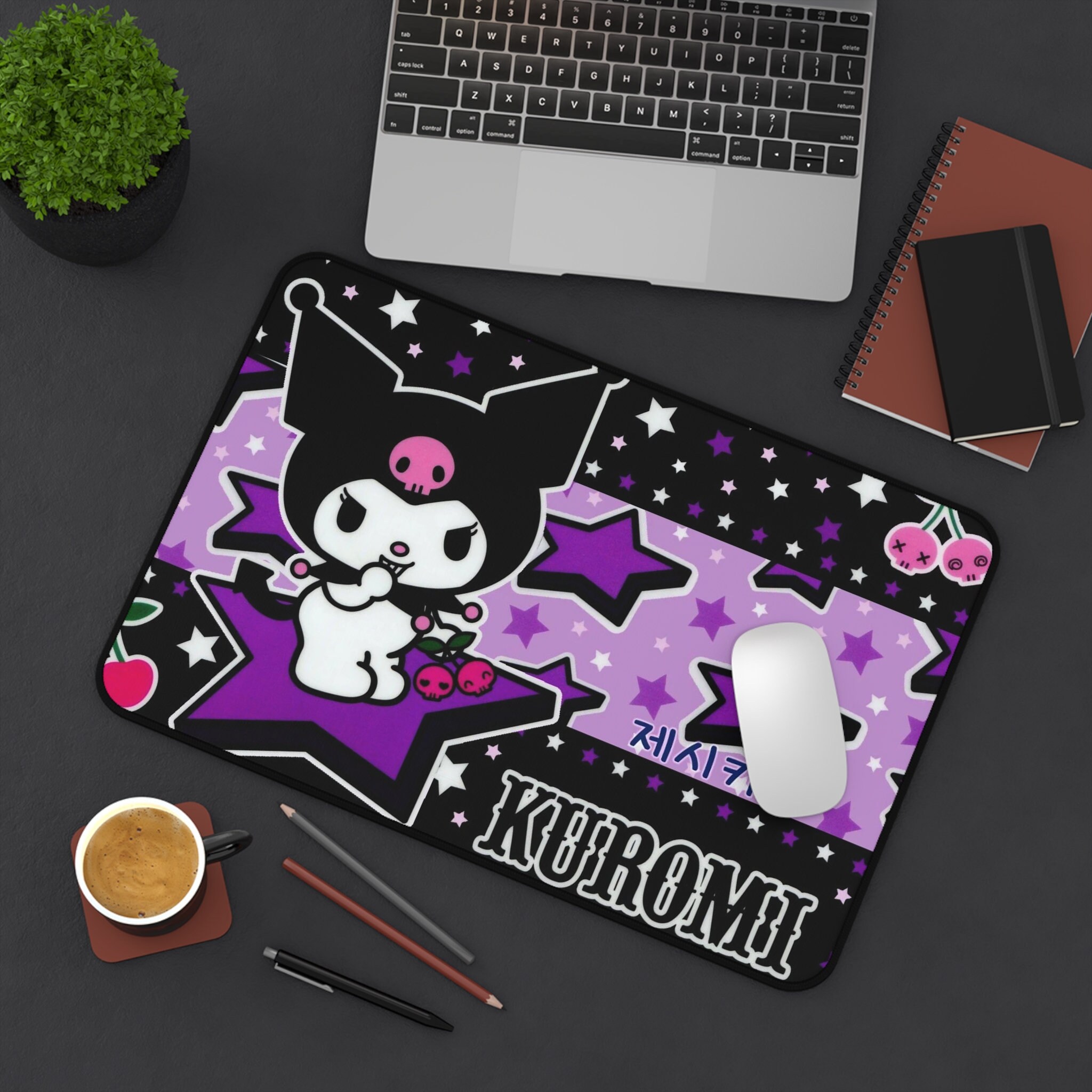 Kuromi Mouse Pad Kuromi Fan Desk Mat - Etsy