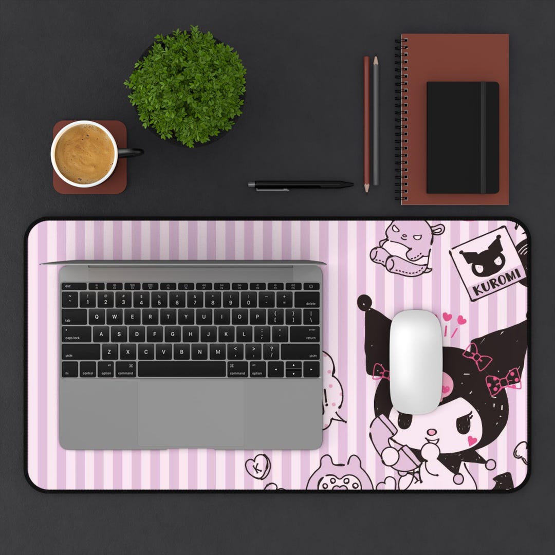 Kuromi Desk Mat Kuromi Inspired Sassy Desk Mats Mouse Pads - Etsy