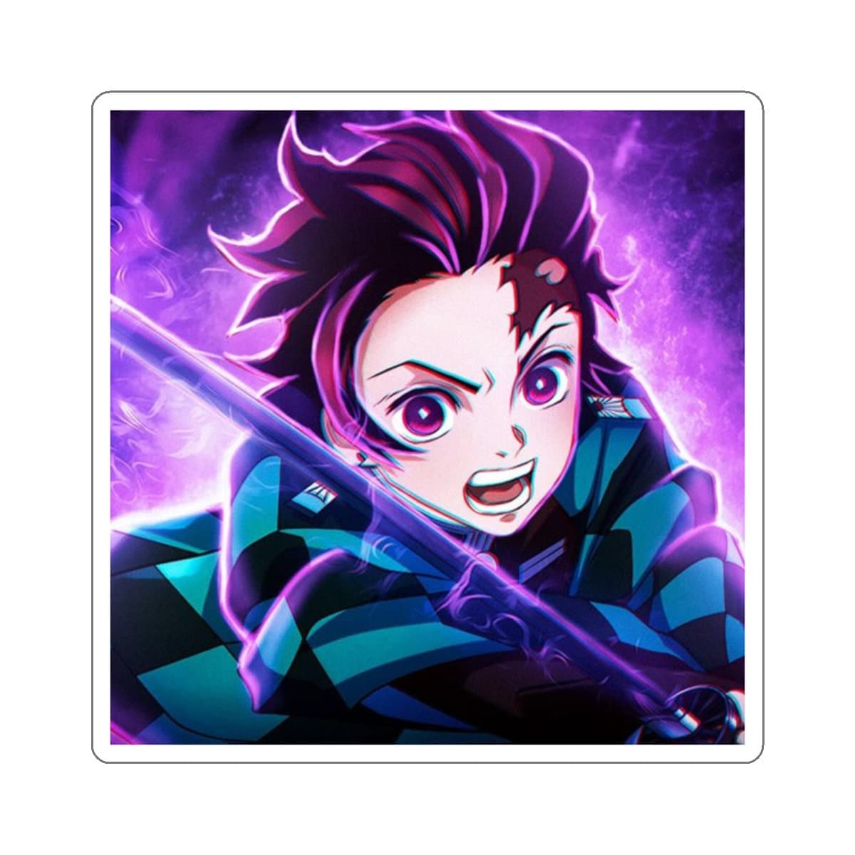 Demon Slayer Stickers Demon Slayer Sticker Kiss-cut Stickers - Etsy