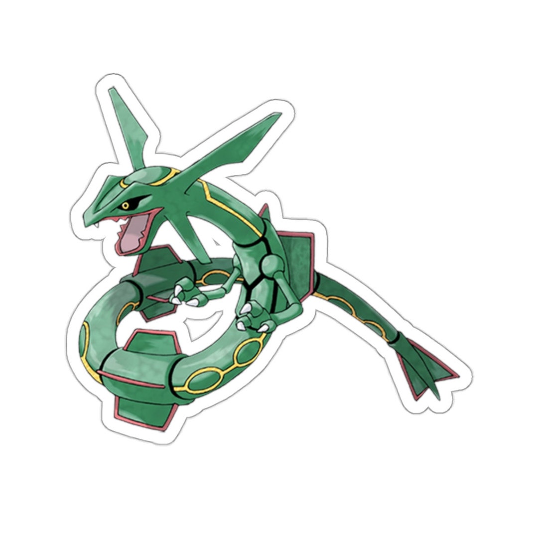 Rayquaza Sticker Rayquaza Kiss-cut Stickers - Etsy