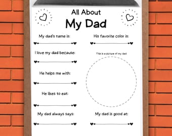 Father's Day Handprint Footprints Activity Baby Toddler - Etsy
