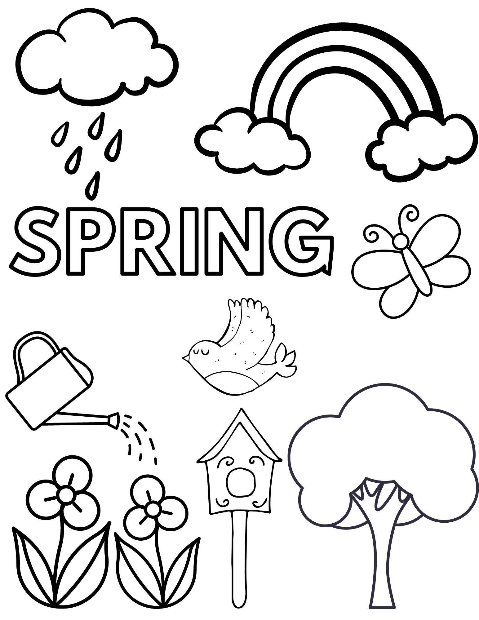Printable Seasons Coloring Pages Instant Download - Etsy Canada