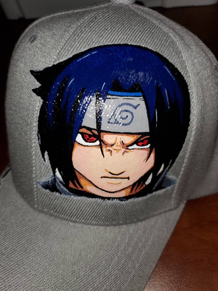 Hand-painted Anime Hat - Etsy