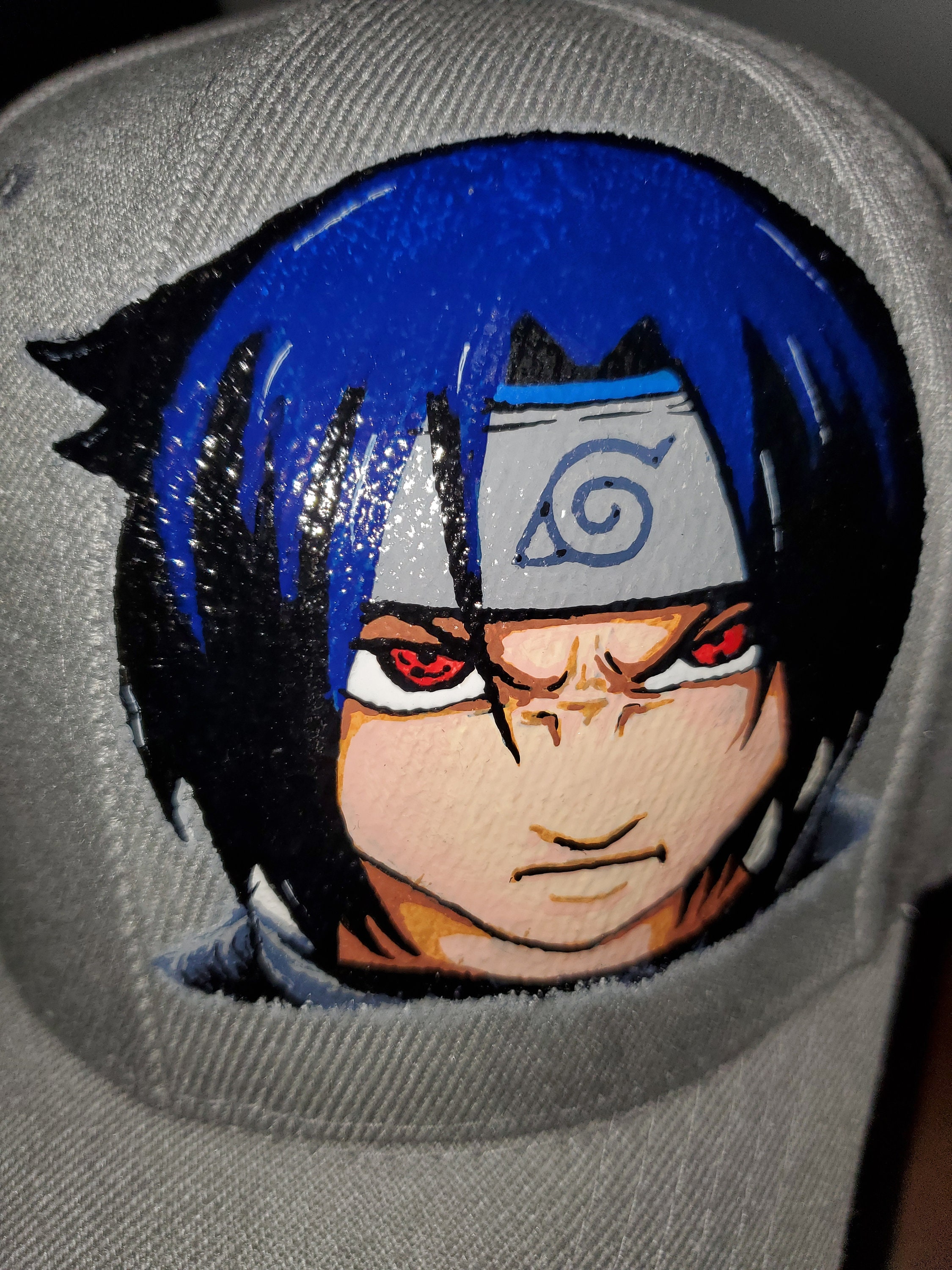 Hand-painted Anime Hat - Etsy