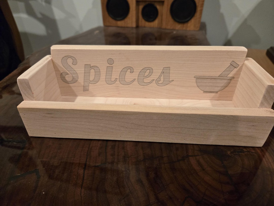 Table Top Spice Rack. Custom Engraving Great for Wedding Present or Any ...