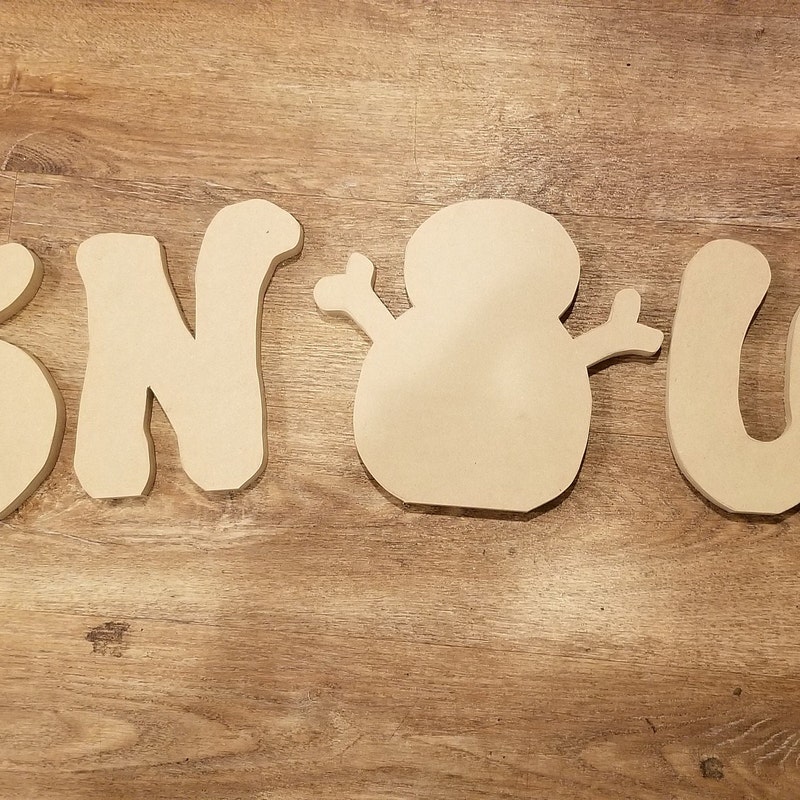 Christmas Block Letters - Etsy