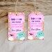 Editable Squishmallow Birthday Thank You Tags, Squishy Favor Tags ...