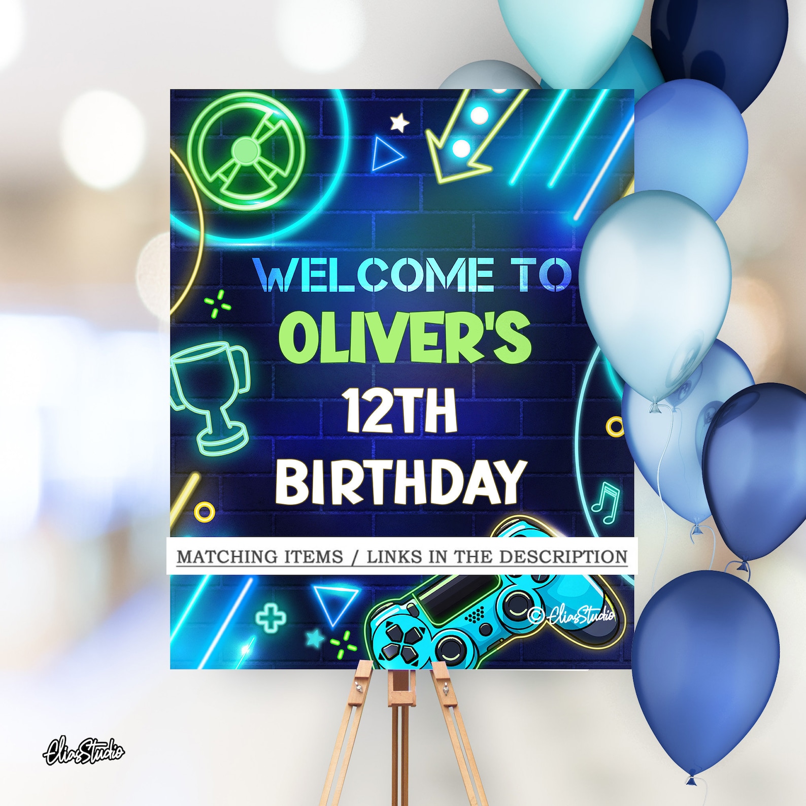 Editable Gaming Birthday Tags Video Game Thank You Tag Template Video ...
