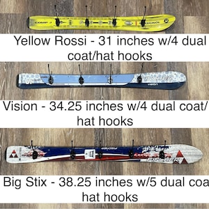 Horizontal Ski Coat Rack - Etsy