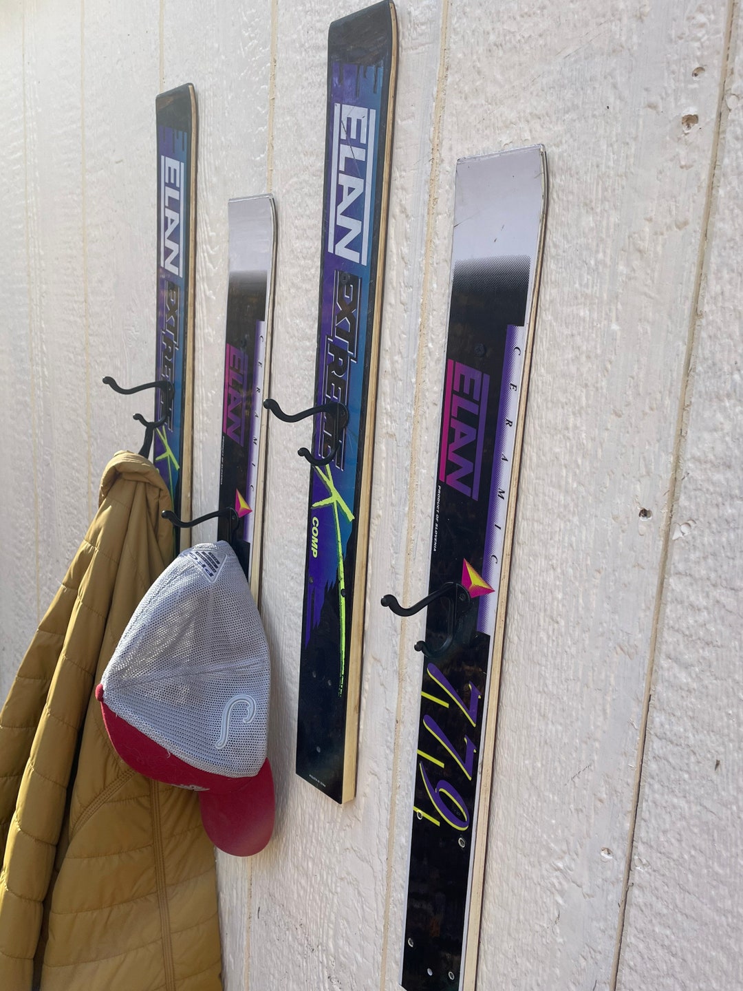 Ski Coat Rack pair - Etsy