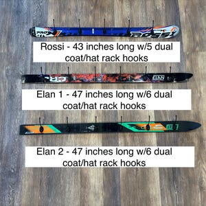 Horizontal Ski Coat Rack - Etsy