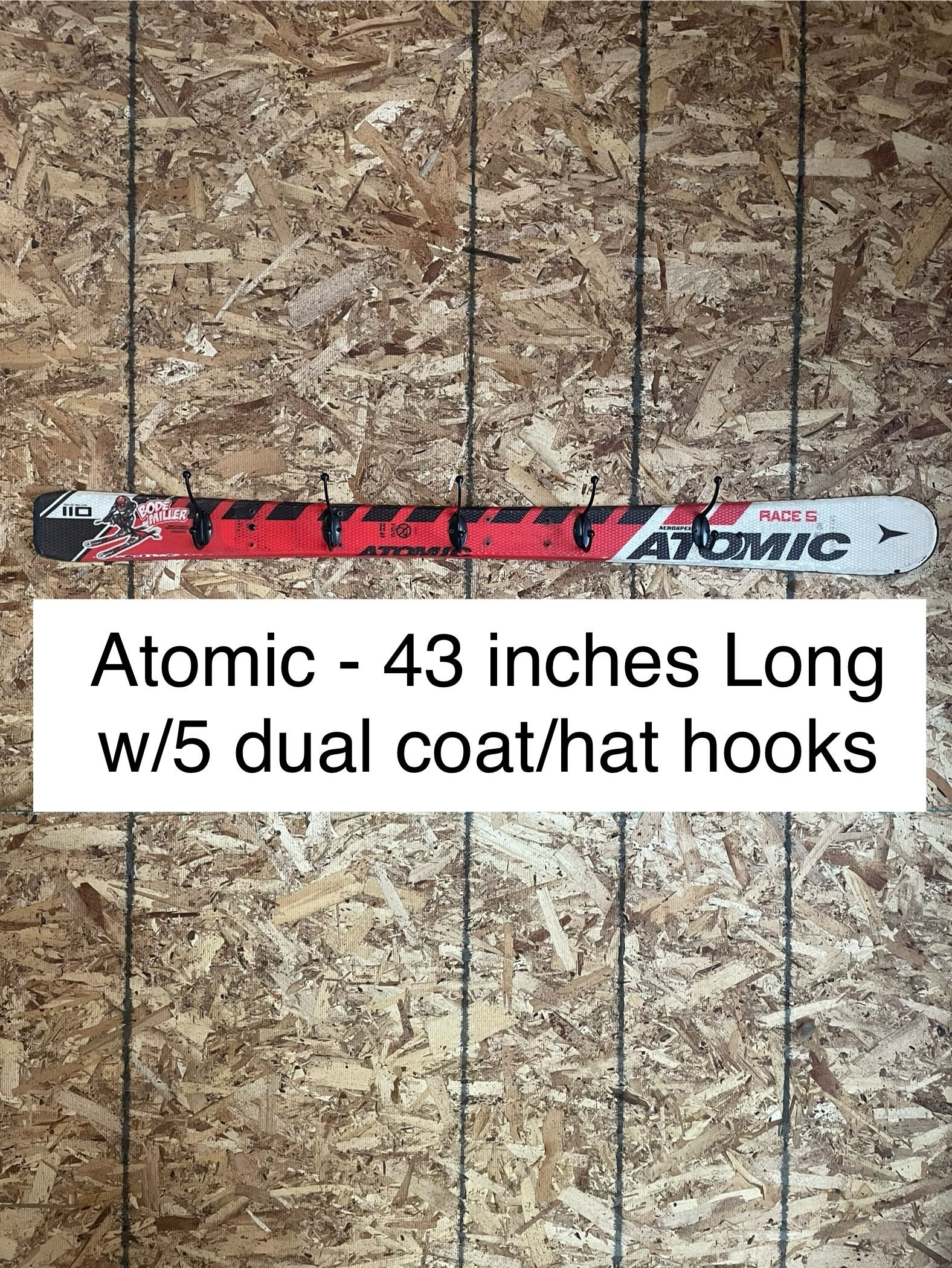 Horizontal Ski Coat Rack - Etsy