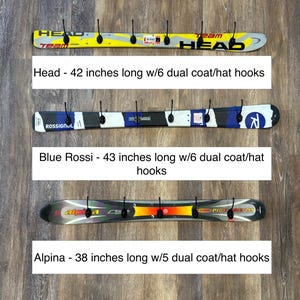 Horizontal Ski Coat Rack - Etsy