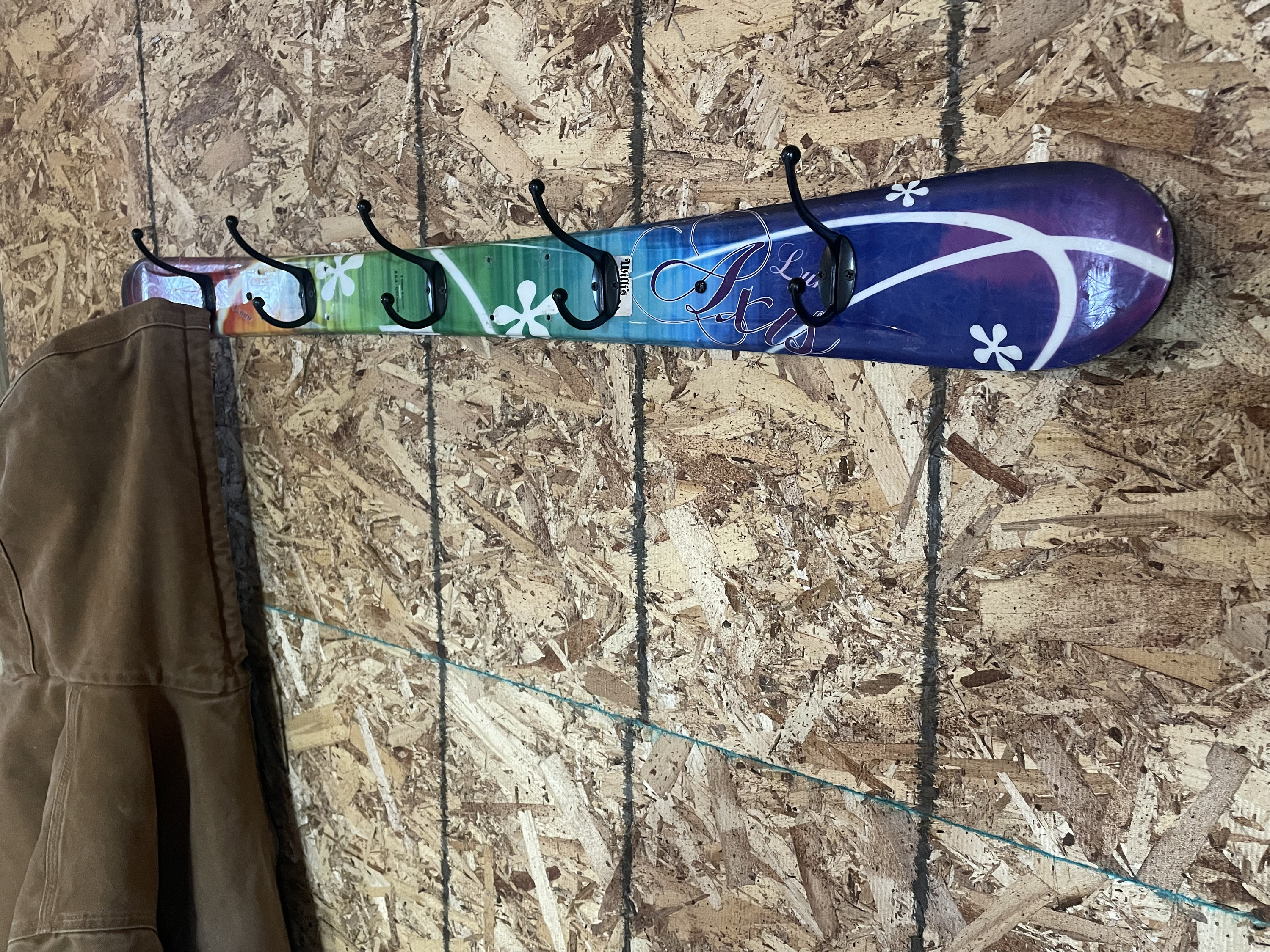 Horizontal Ski Coat Rack - Etsy