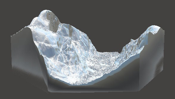 Yosemite Half Dome STL File for 3-D Printing or CNC - National Park ...