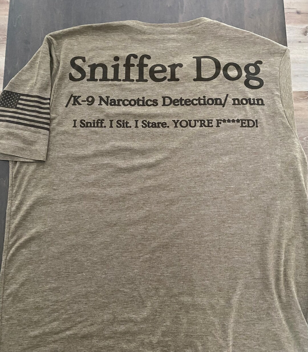 Sniffer Dog T-shirt - Etsy