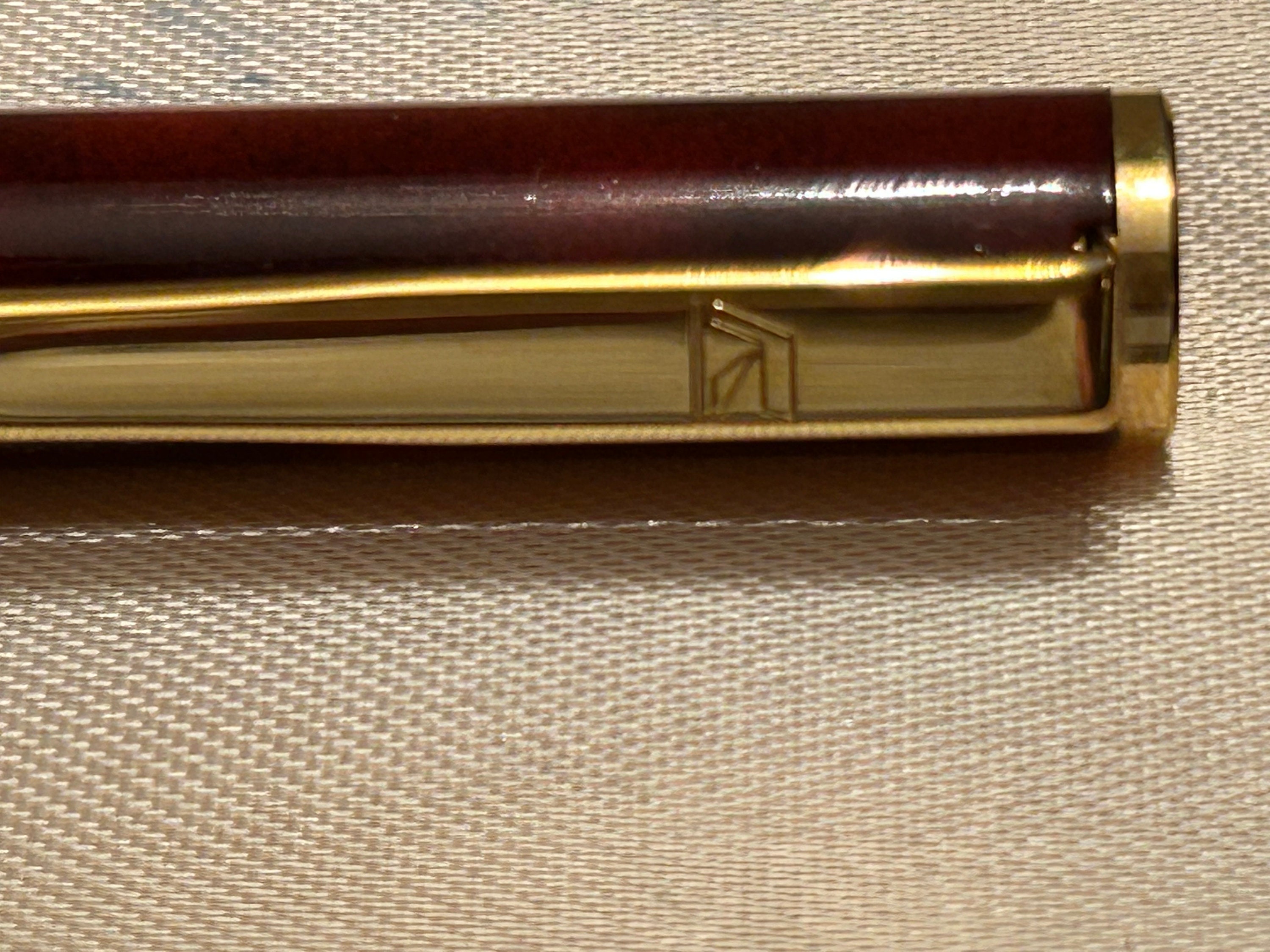 Vintage Ronson Brown Marble Ballpoint Pen - Etsy