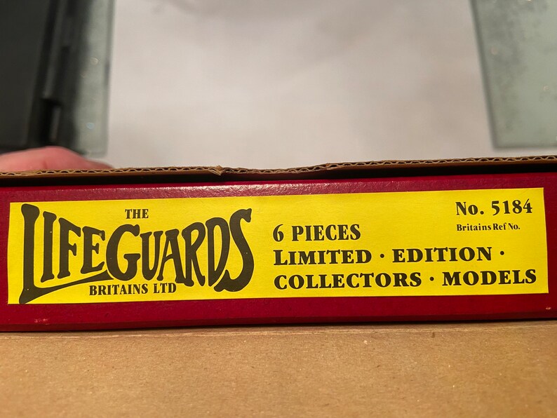 BRITAINS 1984 Limited Edition Collectors Mounted LIFEGUARD SET - Etsy