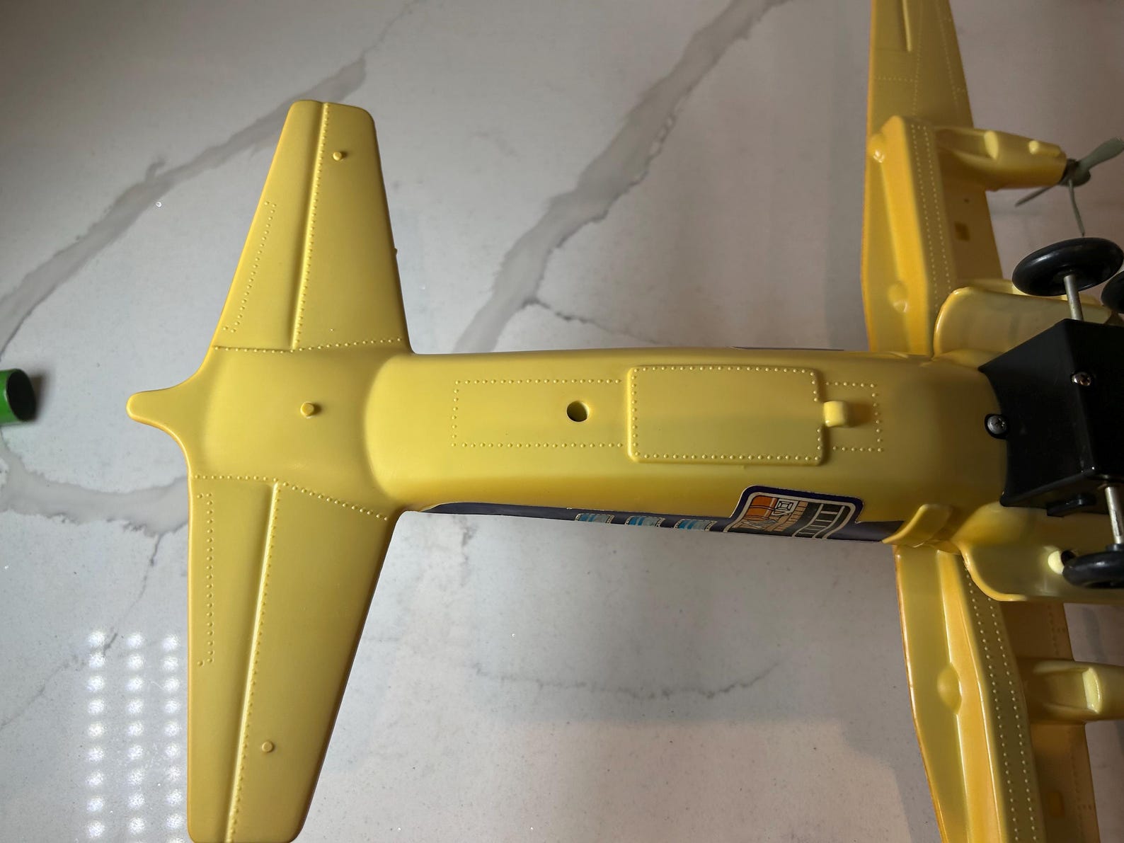 Vintage Rare German 1960s Lufthansa Cargo Plane With Propellers Fully ...