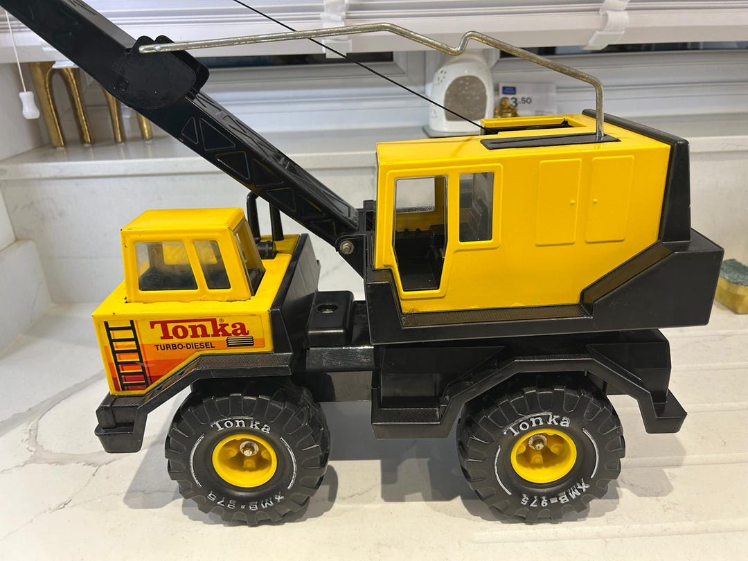 Tonka Turbo Diesel Crane Truck XMB-975 Vintage Construction Vehicle ...