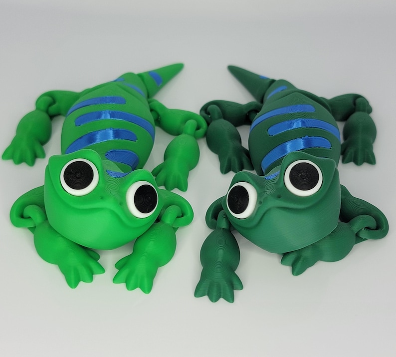 3D Printed Articulated Lizard: Magnetic Fidget Toy - Etsy