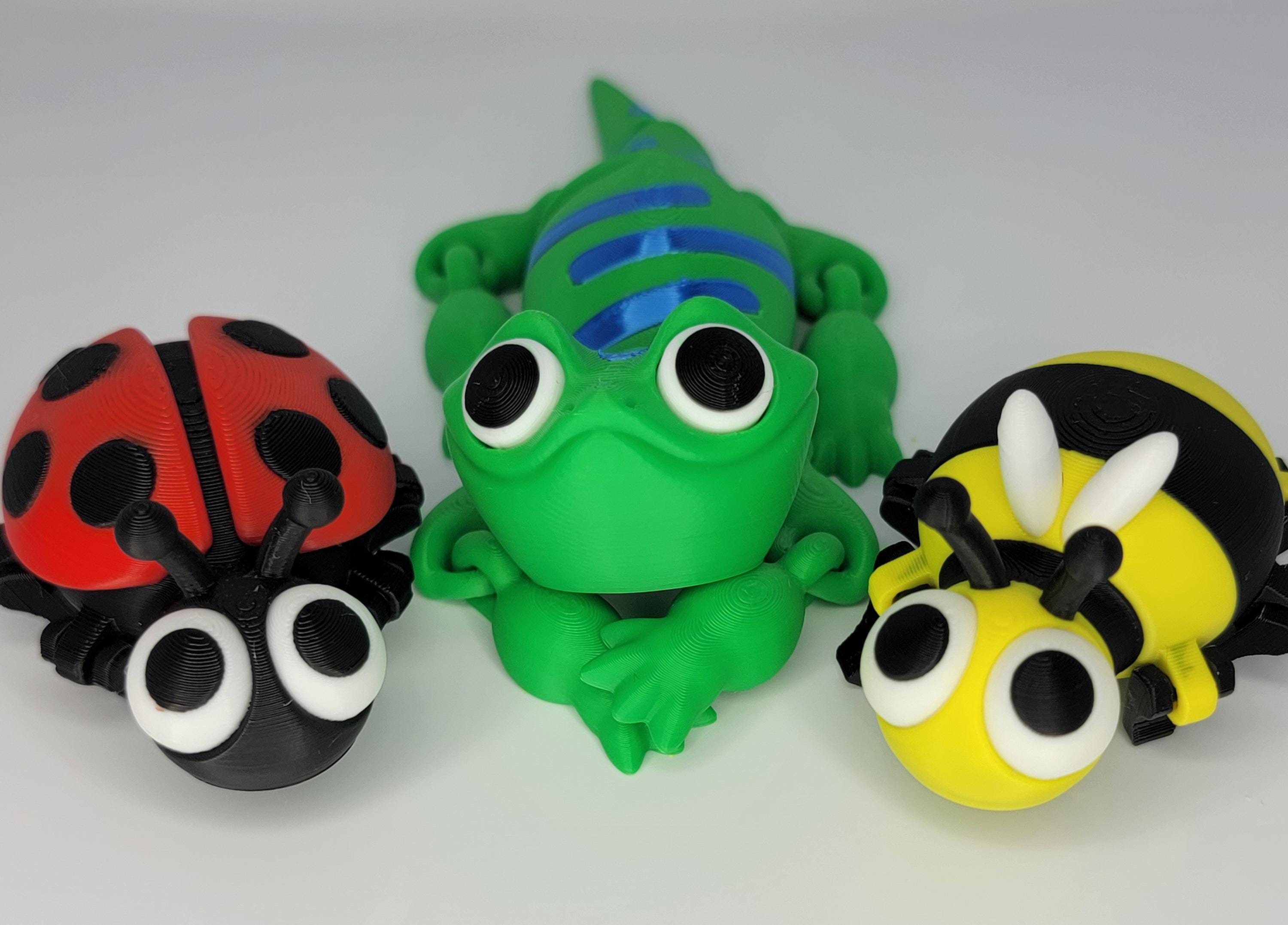 3D Printed Articulated Ladybug Fidget Toy - Etsy