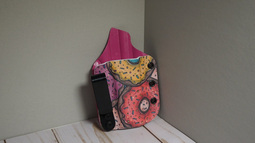 SIG P365/p365x IWB Holster Donuts and Pink Kydex - Etsy