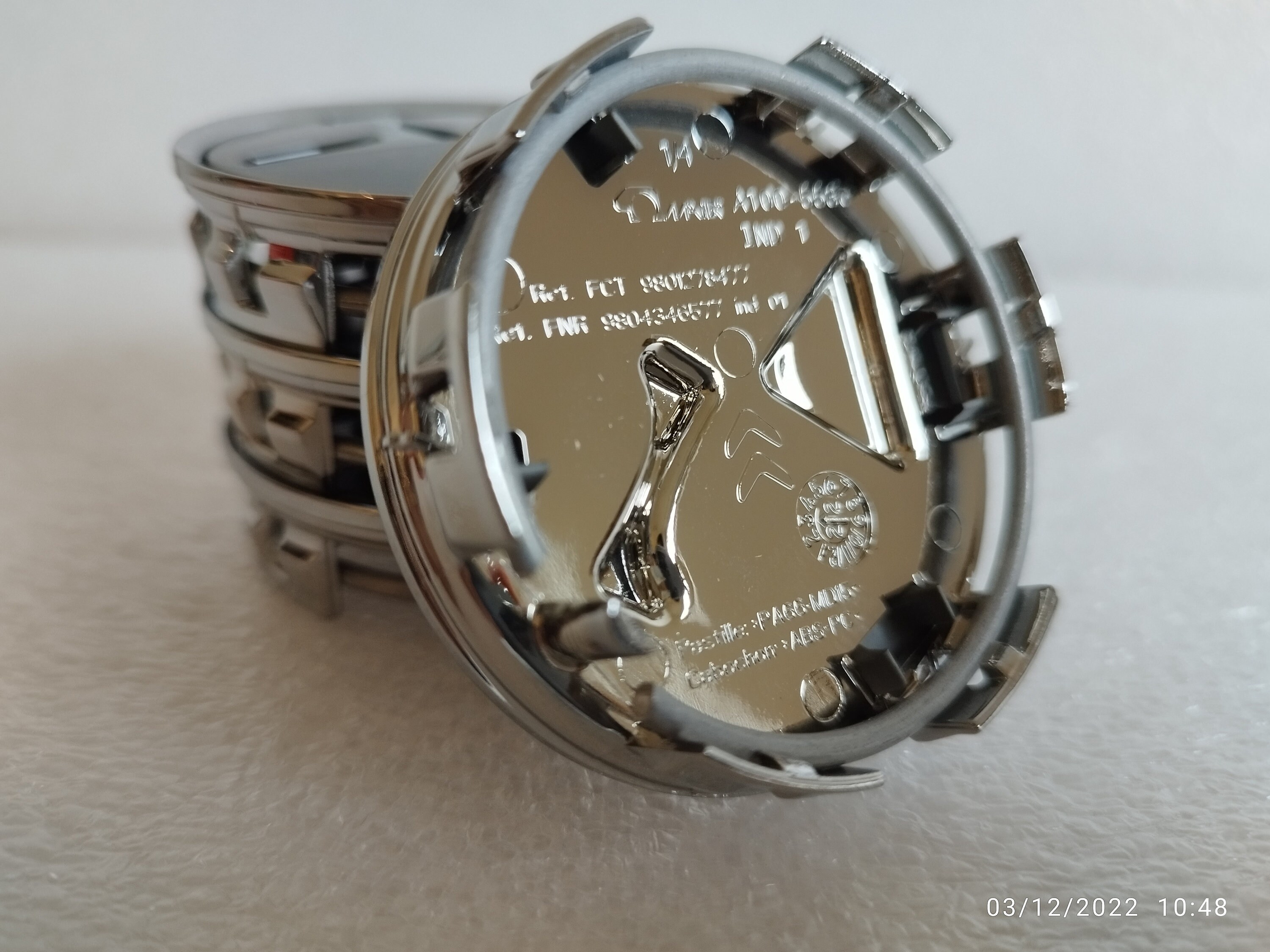 4x DS3 DS4 DS5 DS7 60mm Wheel Center Caps Citroën DS Wheel Cap ...