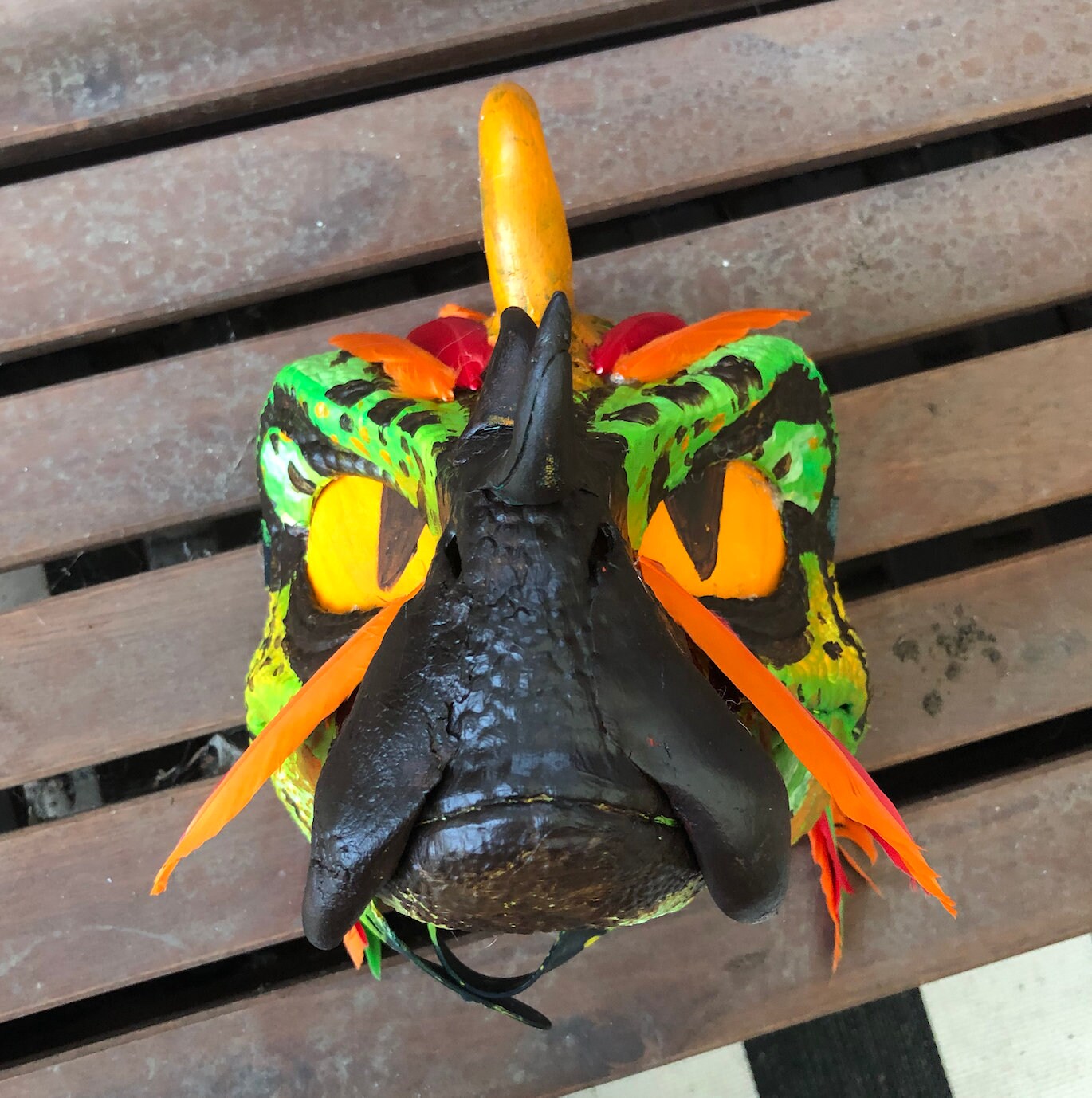 Vibrant Raptor Mask | Etsy