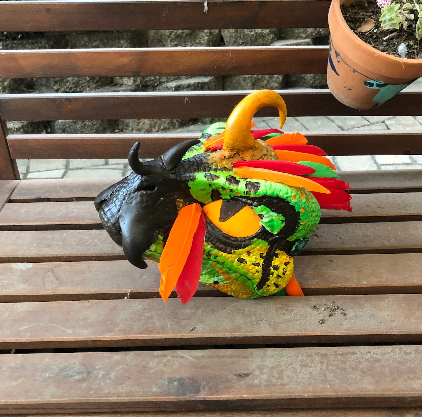 Vibrant - Raptor Mask - Etsy